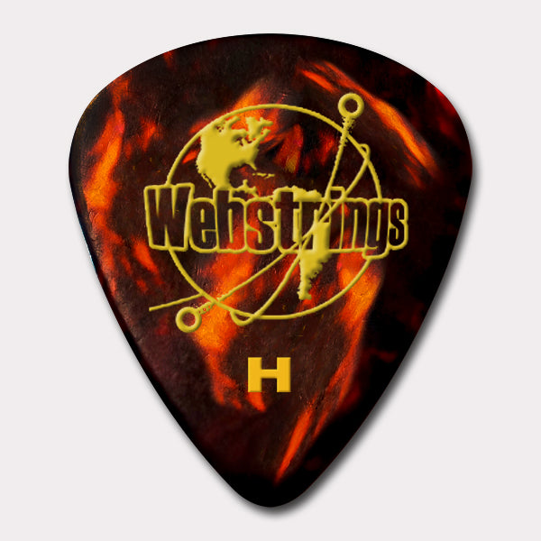 GUITAR PICKS - STANDARD CELLULOID - TORTOISE – WEBSTRINGS.COM